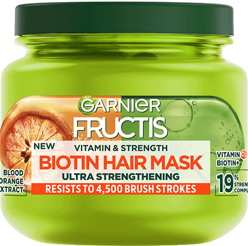 Fructis Vitamin and Strength Biotin Mask » Biotiininaamio | Garnier